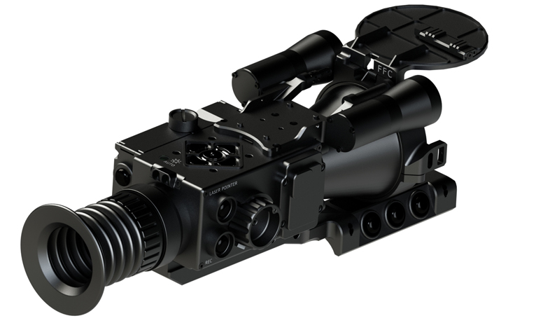 Robotic thermal weapon sighting system ODINN MK2 60/100