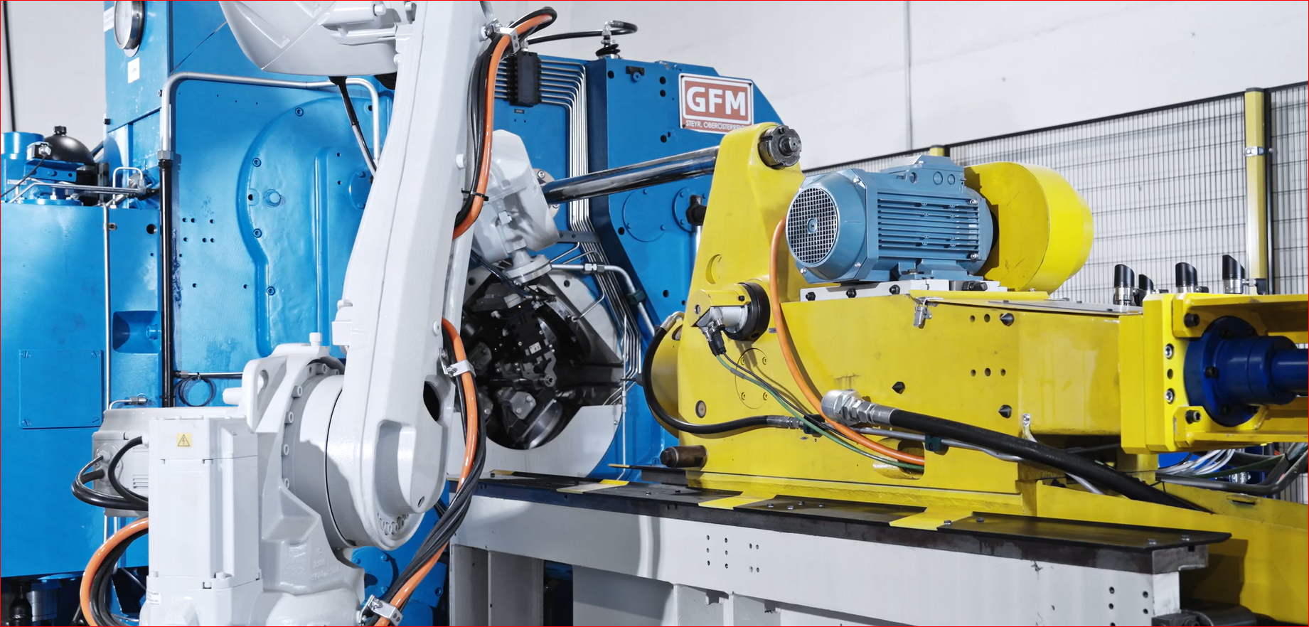 Cold Radial Forging GFM SX-10 for barrel production