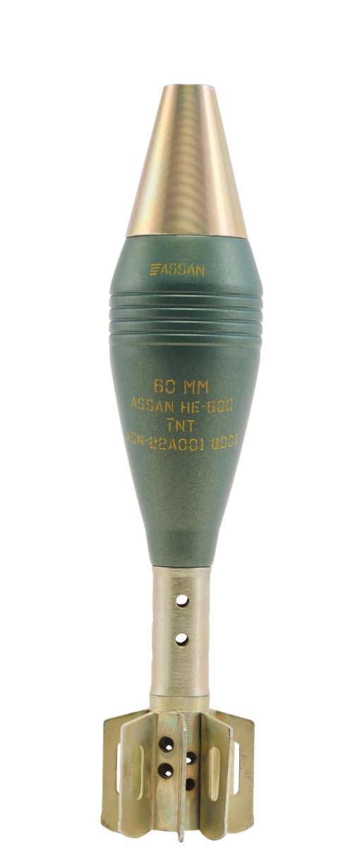 60 mm HE Mortar Bomb